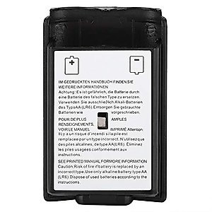 Battery Cover, Shell Case Cover Kit Anti-Abrasion Oil Injection Process Easy to Install for Game Console Controller(Black)