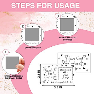 Bachelorette Dare Card Party Games, Cartoon Graffiti Bridal Shower Scratch Off Game Dare Card, Girls Night Out Activity, Wedding Party/ Engagement Party/ Bride Shower Decorations– 40 Cards(A01)