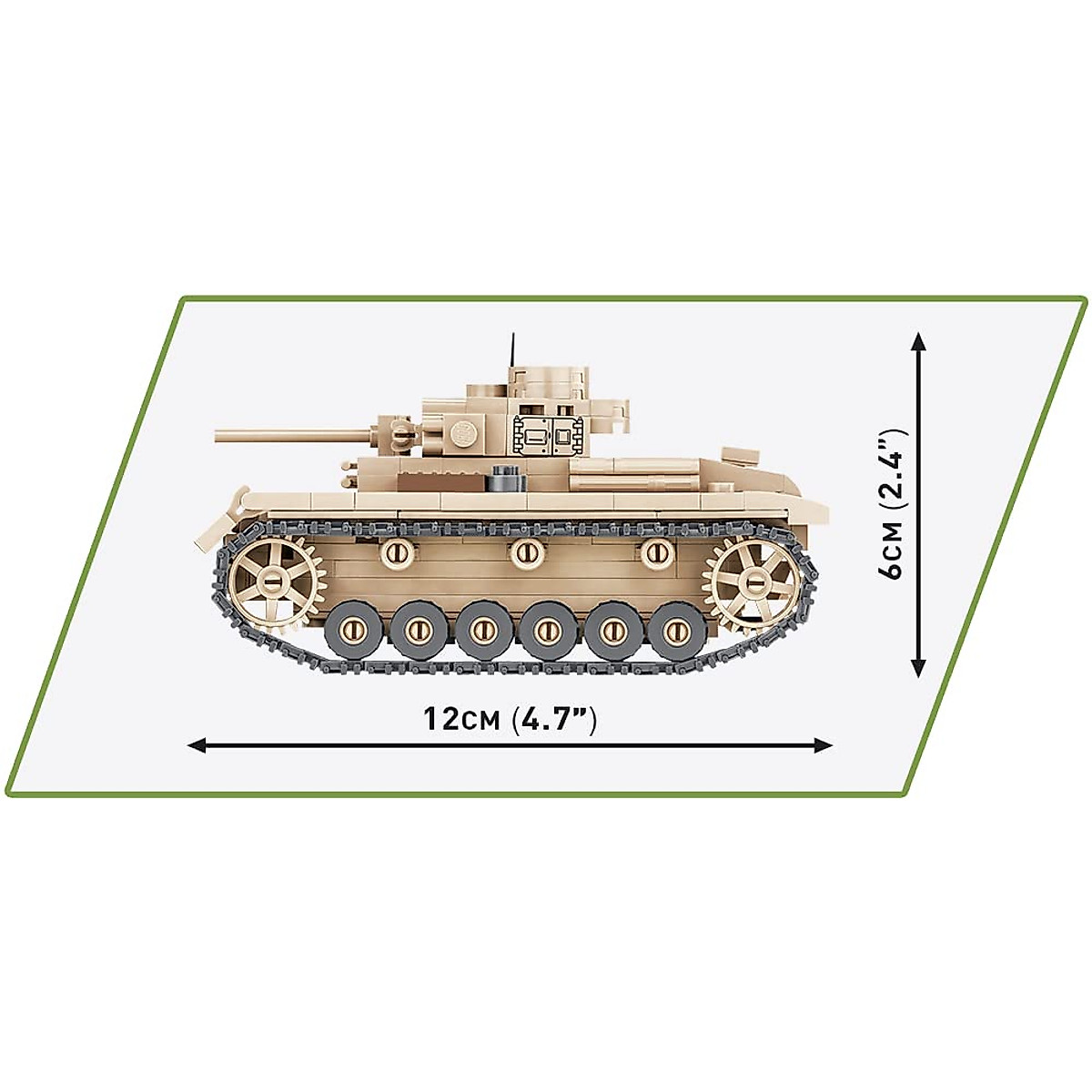 COBI Historical Collection WWII Panzer III Ausf. J. Tank