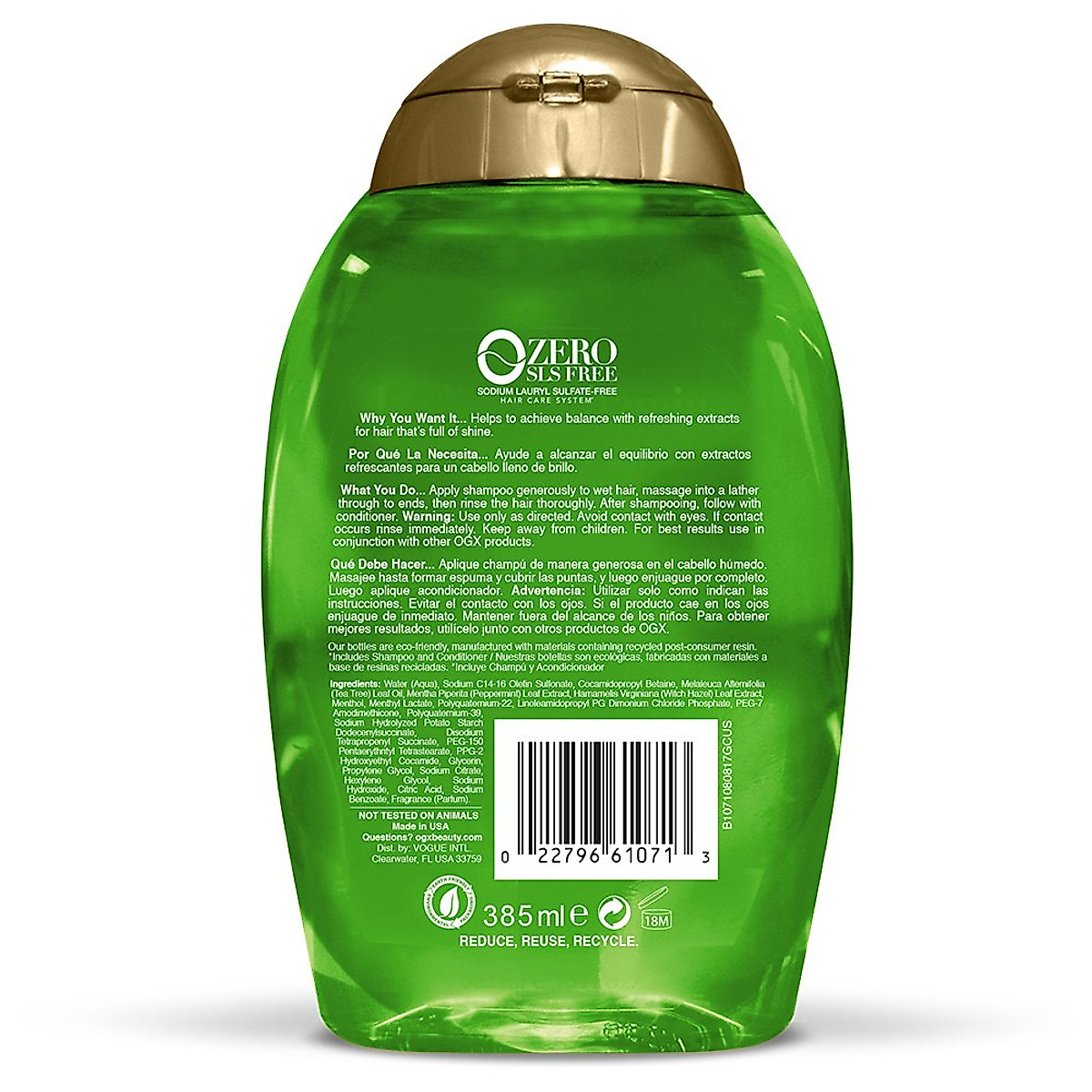 OGX Tea Tree Mint Invigorating Scalp Conditioner and Shampoo Set