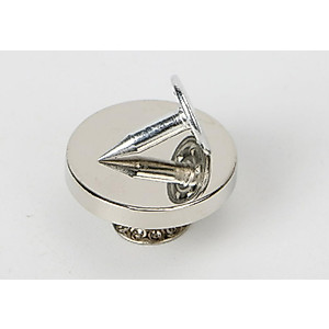 10Pcs Jeans Buttons - Metal Flat Jeans Replacement Buttons Suspender Trousers Alloy Buttons (17mm, Gold)