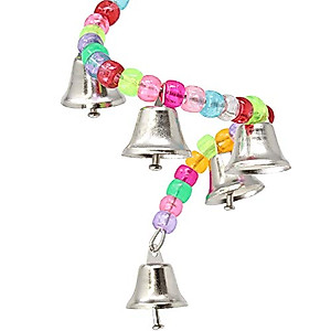 890 Ring My Bell Bonka Bird Toys Small Colorful Beads Assorted Budgie Finch Parrotlet Quaker Dove