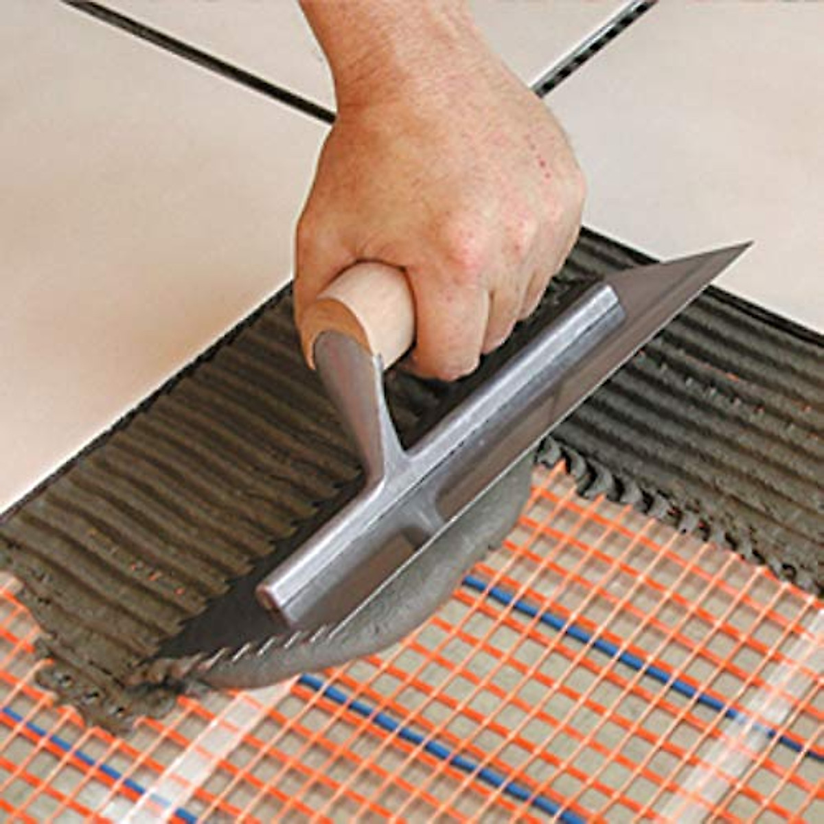 SunTouch TapeMat Electric Under Floor Heating Mat for 120V, 2.0' x 5.0' (10 Sq. Ft.), Orange