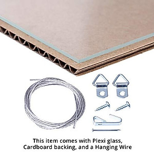 Art to Frames Double-Multimat-647-41/89-FRBW26079 Collage Photo Frame Double Mat with 1 - 12x18 Openings and Satin Black Frame