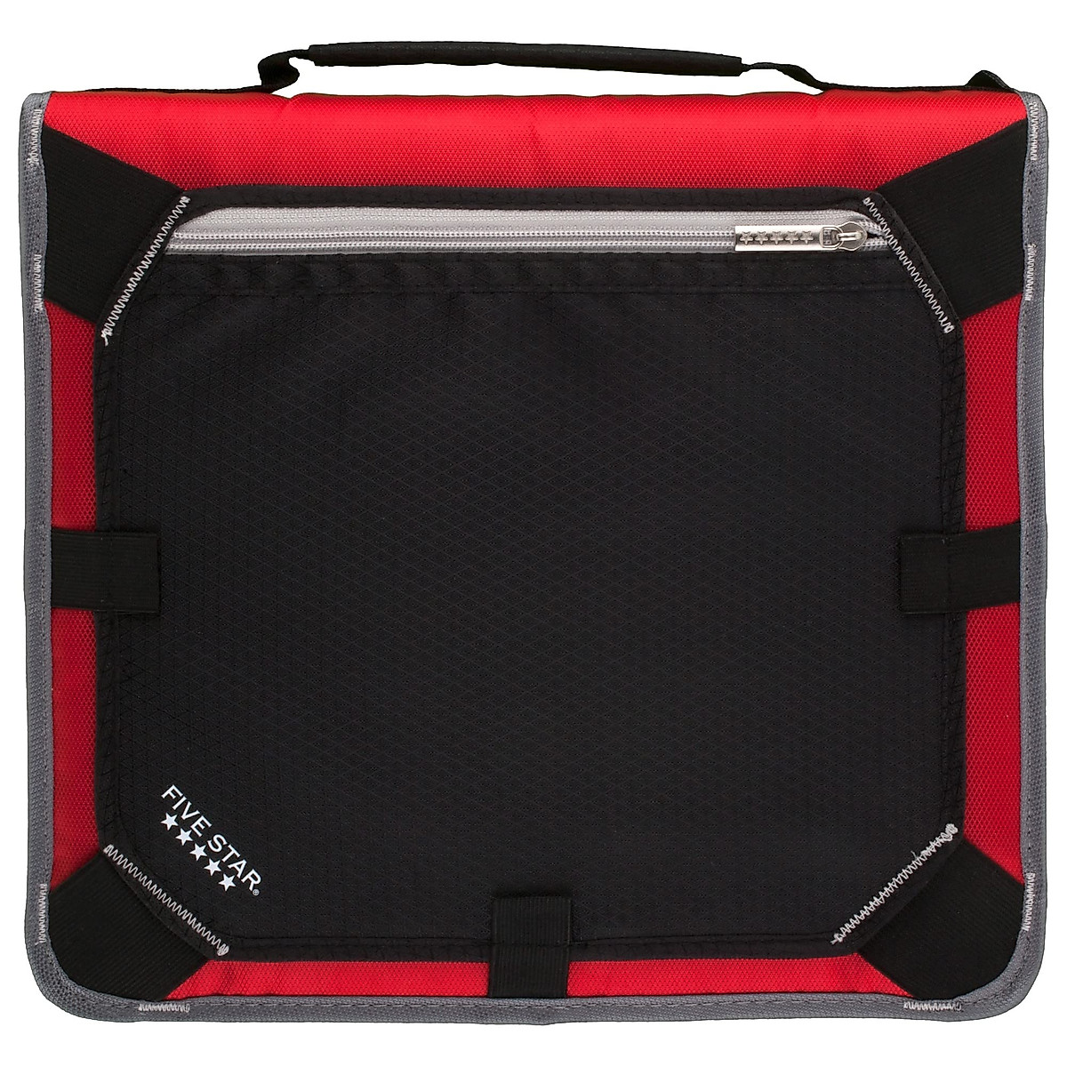 Five Star Zipper Binder, 2 Inch 3 Ring Binder, Expansion Panel, Durable, Color Selected For You, 1 Count (29052)