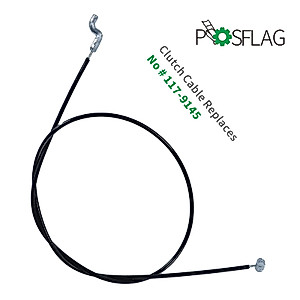 POSFLAG 746-04228 Speed Selector Cable Replaces MTD 746-04228A Speed Cable, MTD 746 04228A, MTD 74604228A, 746-04228, 746 04228, 74604228, 74604228A for MTD Troy-Bilt Craftsman Snowblowers