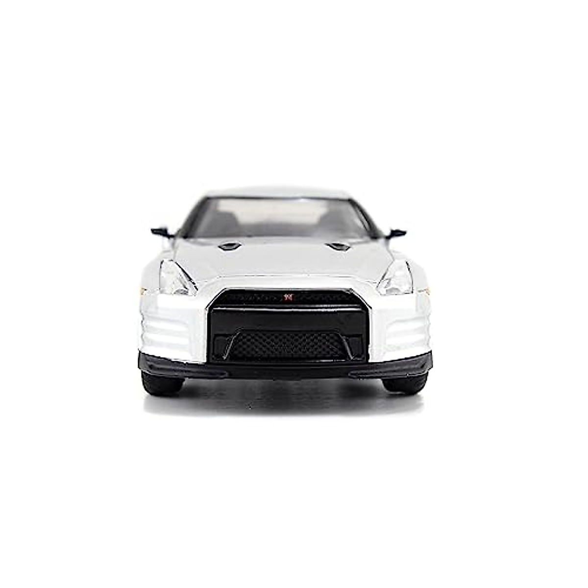 Fast & Furious 1:32 2009 Brian's Nissan GT-R R35 Die-Cast Car, Toys for Kids and Adults(Silver)