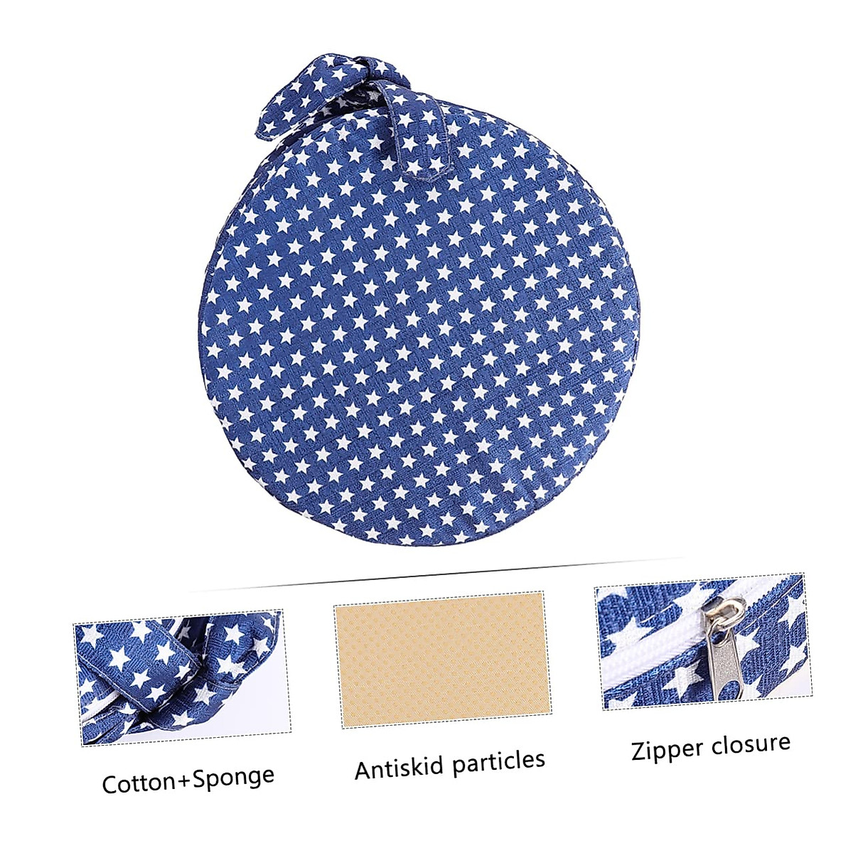 Toddmomy 2 Pcs Height Increasing Seat Cushion Mat Cotton Fabric (Filler: High-Density Sponge) Baby Washable