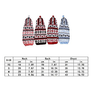 Dog Sweaters Cat Clothes Doggie Puppy Coat Dog Outfits for Teacup Yorkie Boys Girls Pet Dresses for Small Dogs