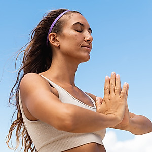 FROG SAC 5 Sports Headbands for Girls (Space Tie Dye)