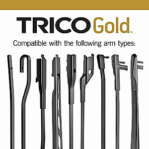 TRICO Gold™ (18-2220) 22 & 20 Inch Pack of 2 Automotive Replacement Windshield Wiper Blades for My Car Super Premium All Weather Beam Blade for Select Vehicle Models