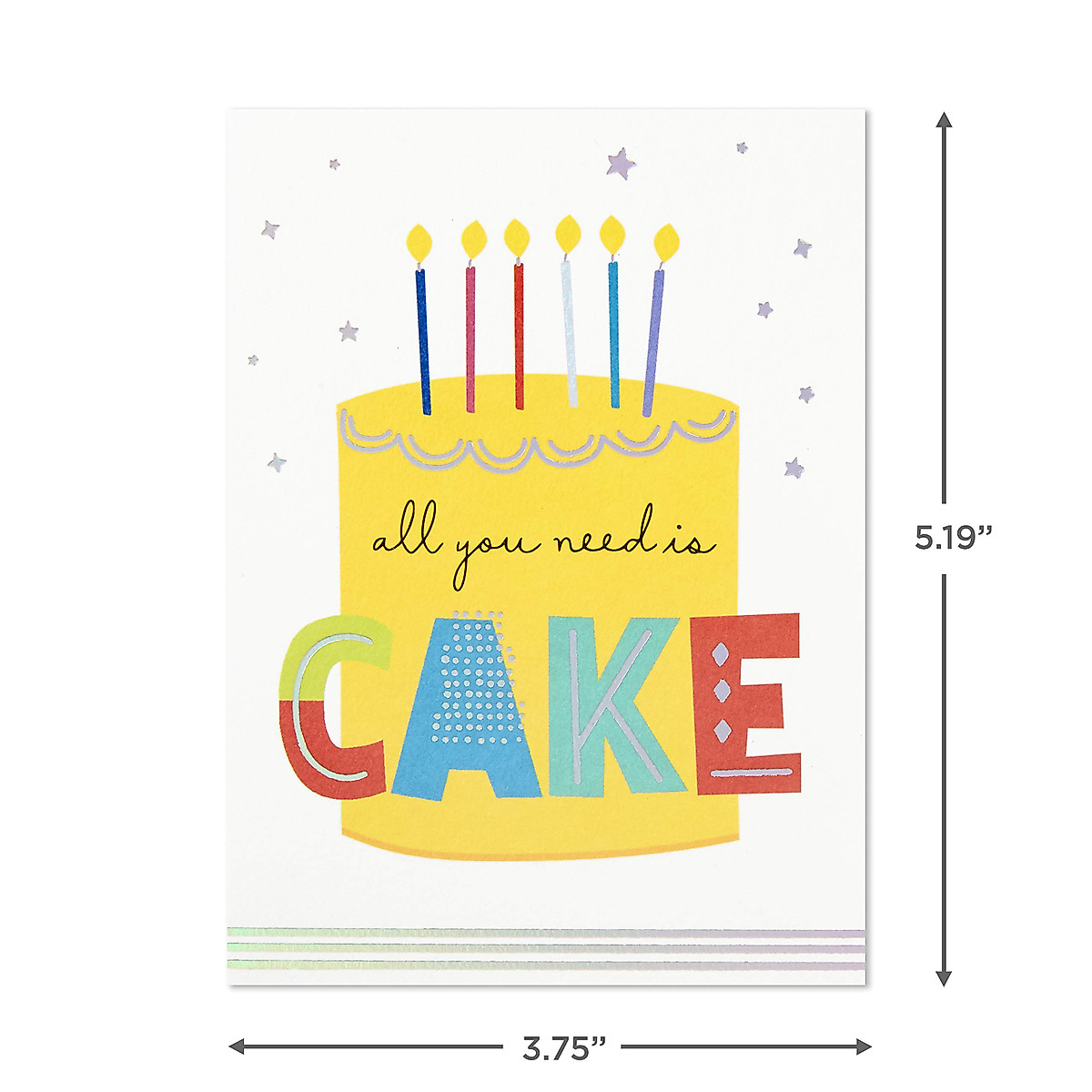 Hallmark Birthday Cards Assortment, 24 Cards with Envelopes (Rainbow Lettering, Best Day Ever)