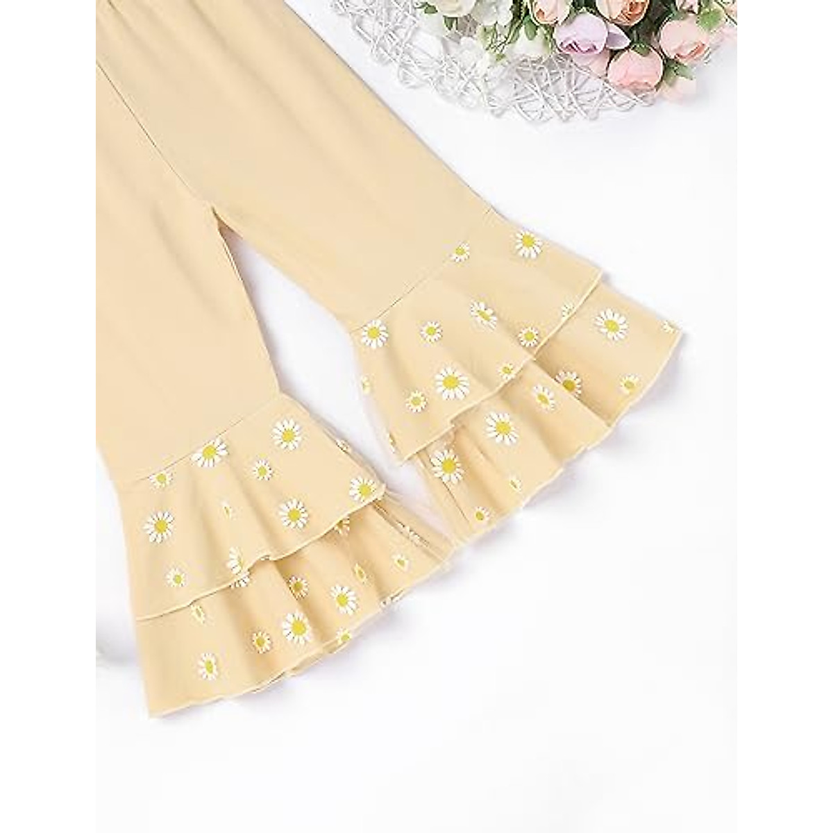 FoWear Toddler Girl Clothes Toddler Girl Outfits Lace Tops Lace Pants Baby Boy White Outfit Fall Baby Girl Clothes 18-24M