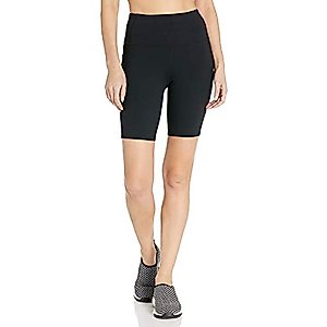 Skechers Women's GO Walk High Waisted 8" Bike Short, Black, L