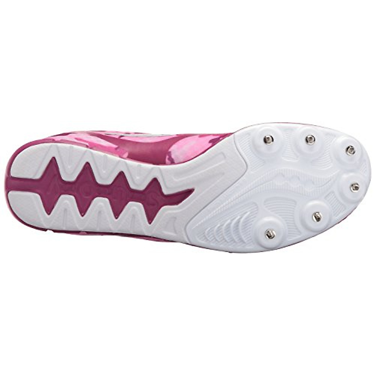 Saucony Women's Vendetta Track Shoe, Pink/White, 10.5 M US