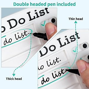 PIQOLA Customized Checklist Board to do List for Kids with Pen DIY Plastic rv Checklist Chore Chart Planner