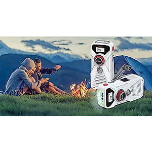 Eton American Red Cross FRX2 Hand Turbine AM/FM/NOAA Weather Radio with USB Smartphone Charger and LED Flashlight