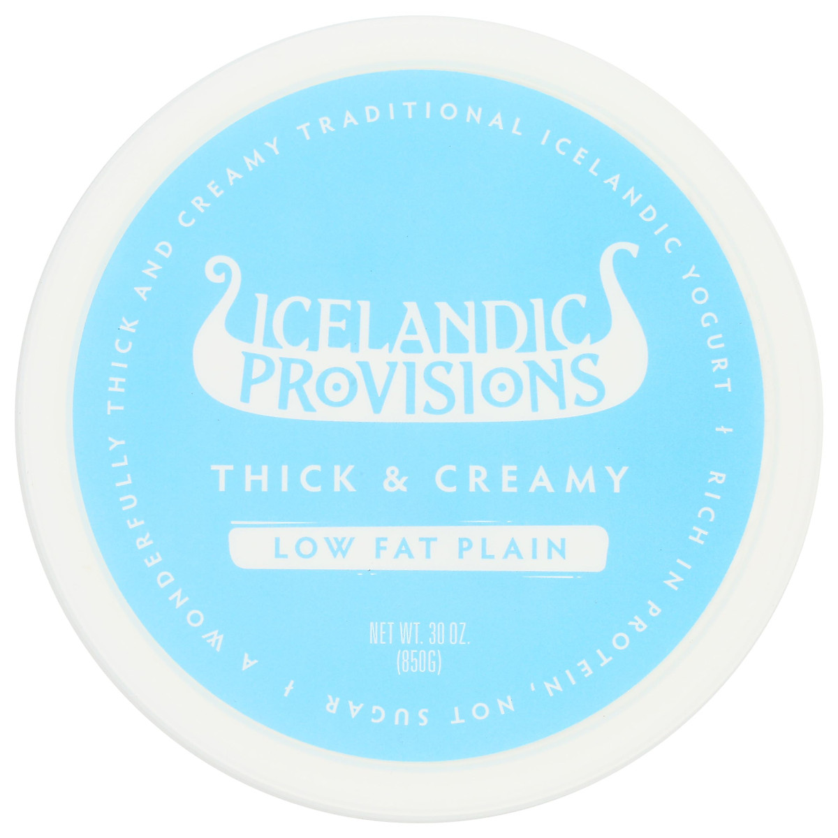 Icelandic Provisions 30 oz Traditional Skyr Yogurt, Low Fat