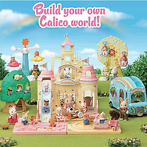 Calico Critters Baby Ferris Wheel, Dollhouse Playset with Toy Poodle Figure Included