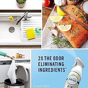 Febreze Room Air Fresheners, Home & Kitchen Room Fresheners, Air Freshener Spray, Odor Fighter Air Freshener for Home, Fresh Lemon Scent, 8.8 oz. Aerosol Can (Pack of 3)