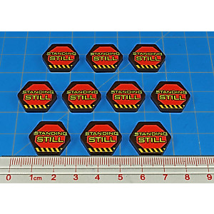 LITKO Mecha Combat Maneuvers Tokens | Full Color Tokns | Compatible with BattleTech, BattleForce, and Alpha Strike (Standing Still Position)