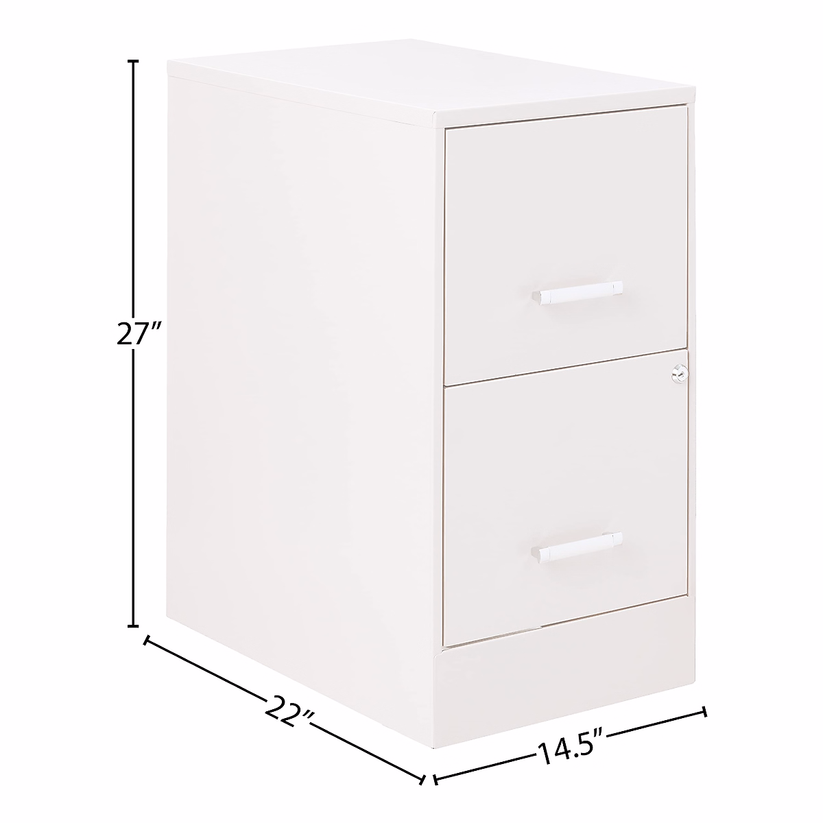 Lorell SOHO 22" 2-Drawer File Cabinet