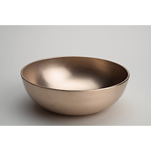 Premium Brassware Rice Bowl Soup Bowl Set Korean Traditional Handmade Tableware BANGJJA YUGI Dinnerware, Bronze