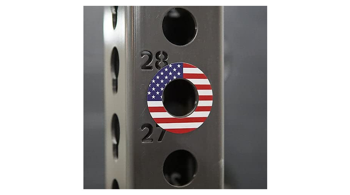 American Flag Rack Magnets for Squat & Power Racks | Easy Setup