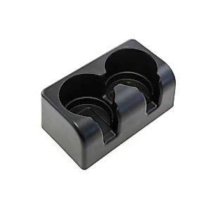 Red Hound Auto Compatible with Chevrolet GMC Colorado Canyon 2004-2012 Bench Seat Black Cup Drink Holder Drink Beverage Replaces