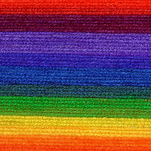 Lion Brand Yarn Mandala Baby Yarn, Rainbow Falls, 1 Skein