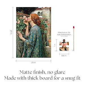 Pomegranate 1000-Piece Jigsaw Puzzle for Adults, John William Waterhouse's Soul of The Rose, Matte Finish, Snug Fit