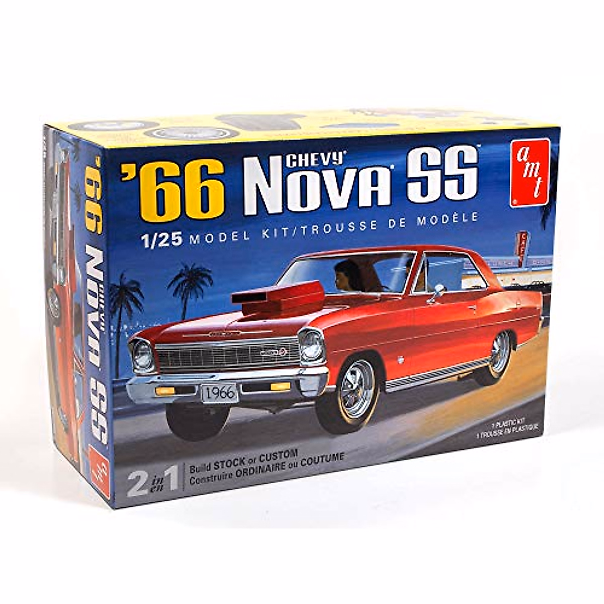 AMT 1966 Chevy Nova SS 2T 1:25 Scale Model Kit
