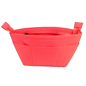 Lckaey purse insert organizer insert for tote mm organizer 1075Claret-M