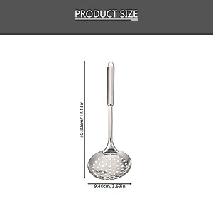 Happyyami 1 Set Set Stainless Steel Kitchenware Cutlery Set Spatulas Set Tablespoon Set Cooking Skimmer Ash Can for Fireplace Kitchen Cooking Utensils Food Spatula Kitchen Gadget Egg Spatula