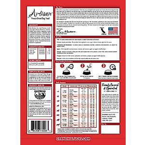 Grandma Lucy's Artisan Dog Food, Grain Free and Freeze-Dried - Artisan Pork, 3Lb Bag