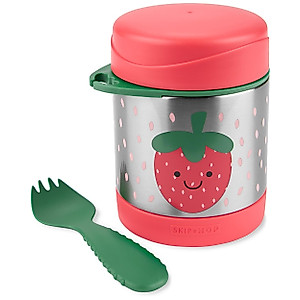 Skip Hop Back to School Big Kid Backpack and Mealtime Set, Strawberry
