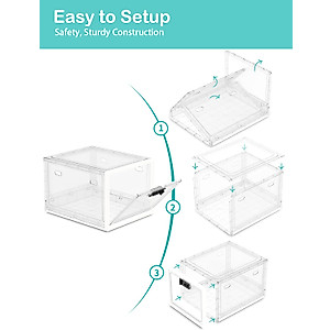 Medicine Lock Box for Safe Medication, Large Storage Lock Box for Personal Items, Refrigerator Lock Box for Kitchen Food Safe, Phone Jail Locking Box for Phone, iPad, Electronics, 2 Pack