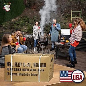 U.S. Meal Ready to Eat (Variety Pack of 12) – Nutritional Emergency Food Rations - Freeze Dried Food w/Flameless Heaters, Entree, Side Dishes, & More - MRE Kit for Emergency Survival, Hunting, & More