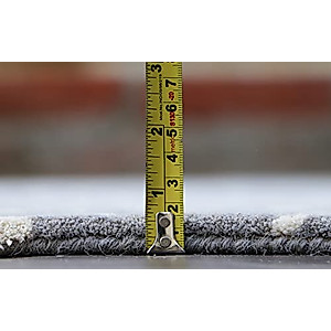 Antelope Cheetah Gray Contemporary Persian Oriental Woolen Area Rugs (6'x9')