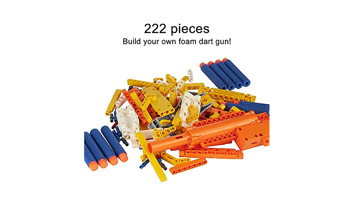 Build & Shoot Foam Dart Blaster Toy Gun Building Set
