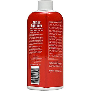HARRIS Angry Squirrel Bird Seed Hot Sauce, 8oz, for Up to 35 Pounds of Bird Seed, 2-Pack
