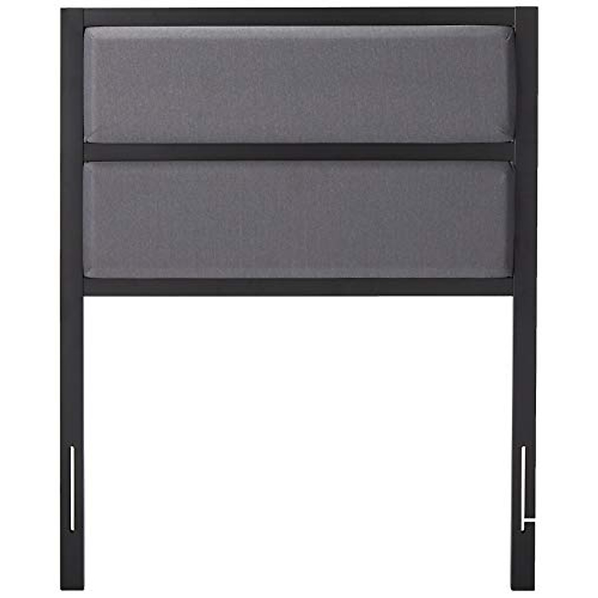 ZINUS Jessica Modern Studio Upholstered Metal Headboard, Twin