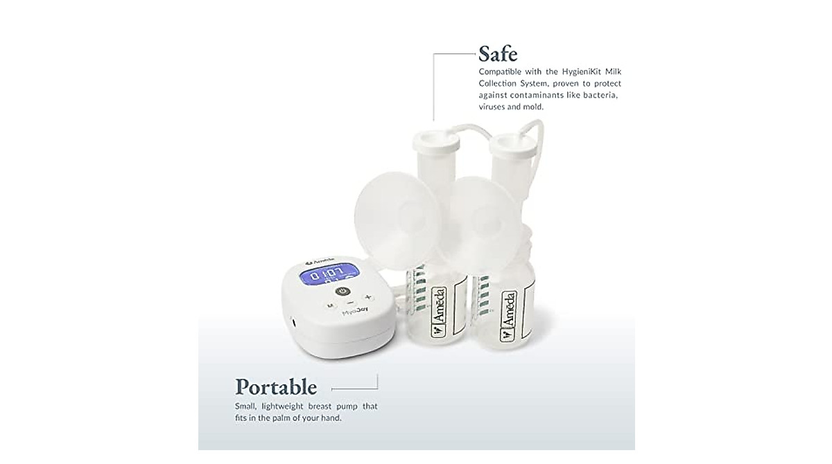 Ameda MYA Joy Double Electric Breast Pump - Portable & Effective