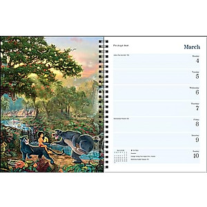 Disney Dreams Collection by Thomas Kinkade Studios: 12-Month 2024 Monthly/Weekly