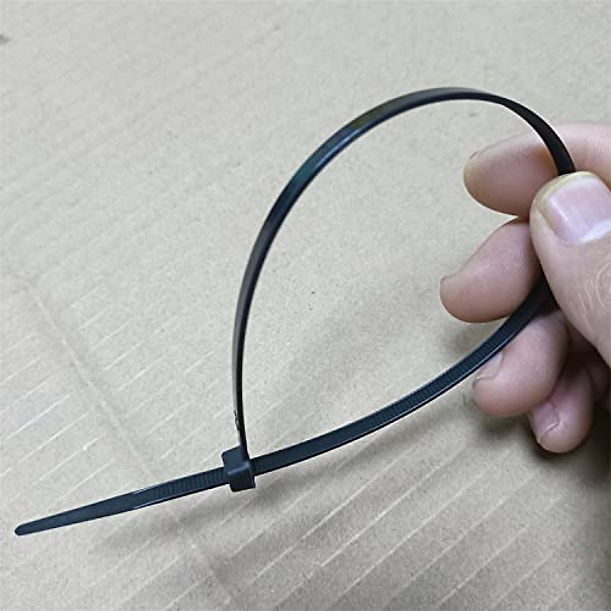 Zip Ties 250 pcs 10 inch Cable Zip Ties Heavy Duty with 50 LBS Tensile Strength, Premium Plastic Wire Ties, UV Resistant Cable Ties, Self-Locking Black Nylon Cable Tie Straps