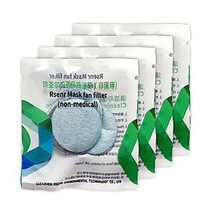 Rsenr Fan Filter Compatible with Rsenr R11 Portable Wearable Air Purifier Maskes Fan Filter(20 PCS) (HEPA Filter)