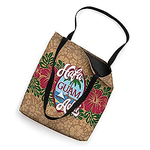 Guam Bags Chamorro Hibiscus Flower Guamanian Gifts Hafa Adai Tote Bag