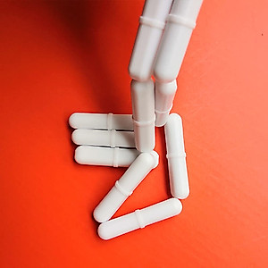 Magnetic Stirrer Stir Bars, Diameter 0.32" (8 mm), Length 1.6" (40 mm), 5 Pieces