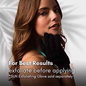 Sun Laboratories By Giesee Ultra Dark Sunless Tanning Lotion 8 oz - Premium Tanning Lotion for Instant Glow, Organic Self Tanner, Perfect for Body, Face, and Leg Bronzing