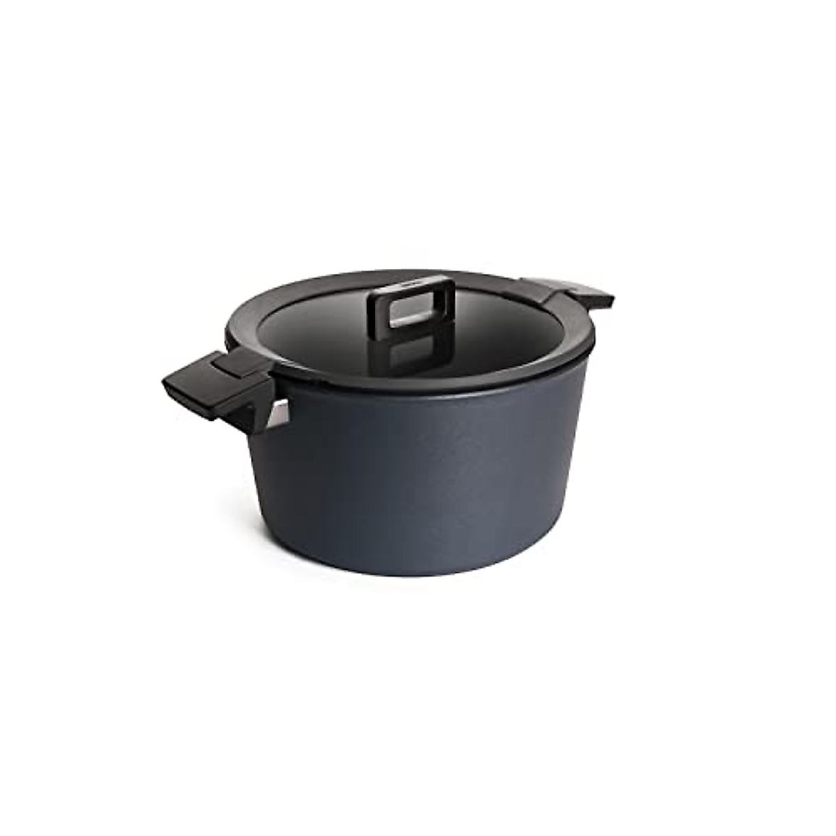 Woll Insert & Lid Concept Plus Diamond Reinforced Nonstick Stockpot with Silicone Insert and Lid, 8-Quart, 11-Inch Diameter, Gray